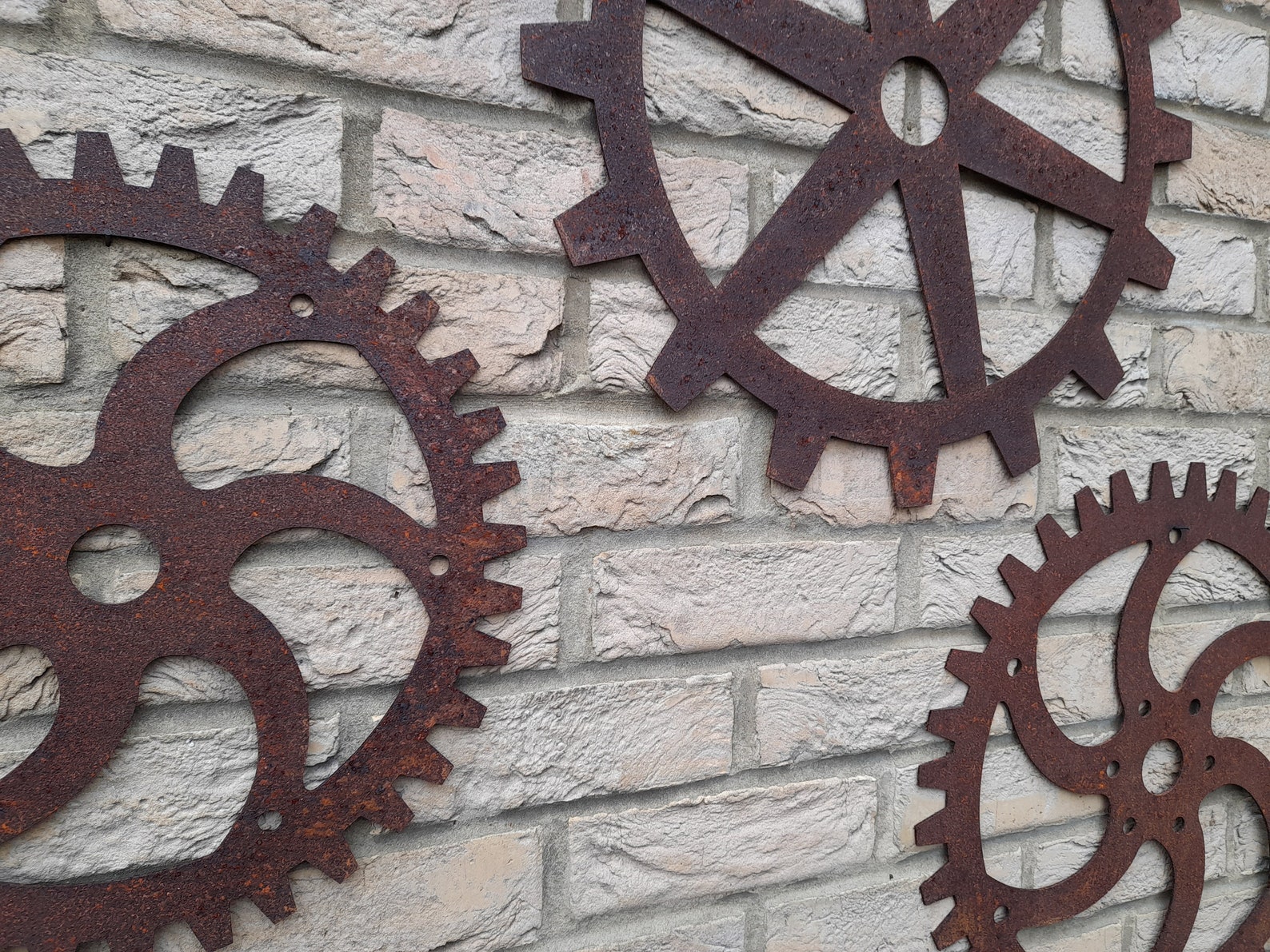 Rustic Cog Wall Art / XL Steampunk Cog Wall Decor / Rusty - Etsy