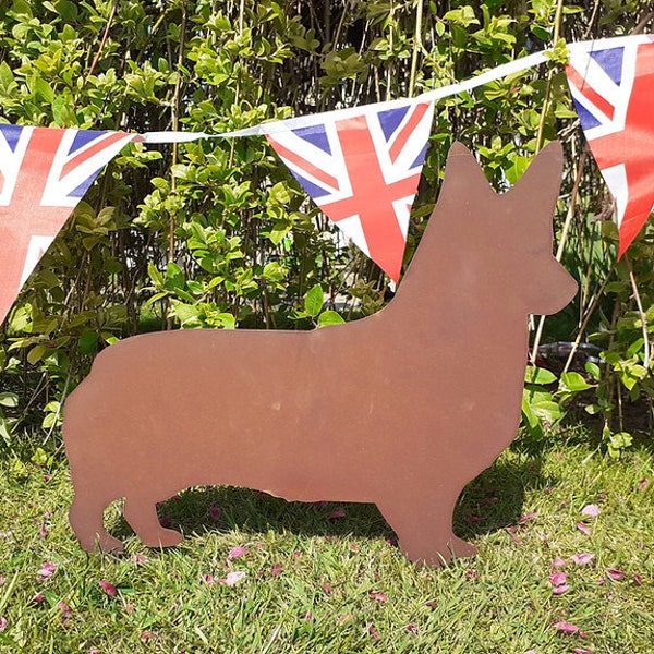 Metal Corgi Lawn Decorations - Etsy UK
