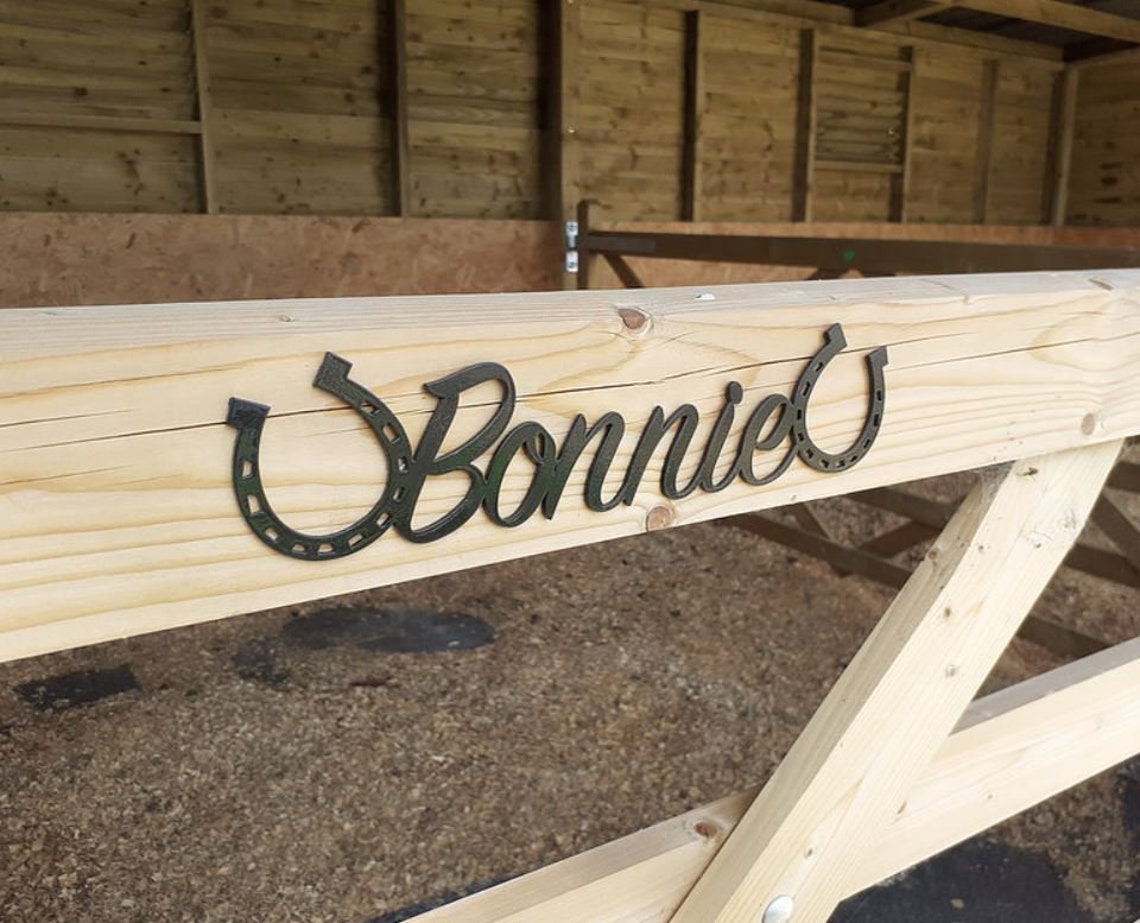 Stable Door Name Plate / Stable Name Plaque / Horse Name Sign / Pony ...