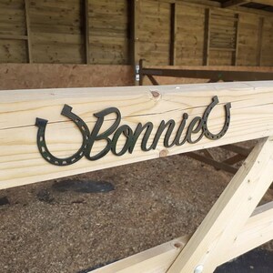 Stable Door Name Plate / Stable Name Plaque / Horse Name Sign / Pony ...