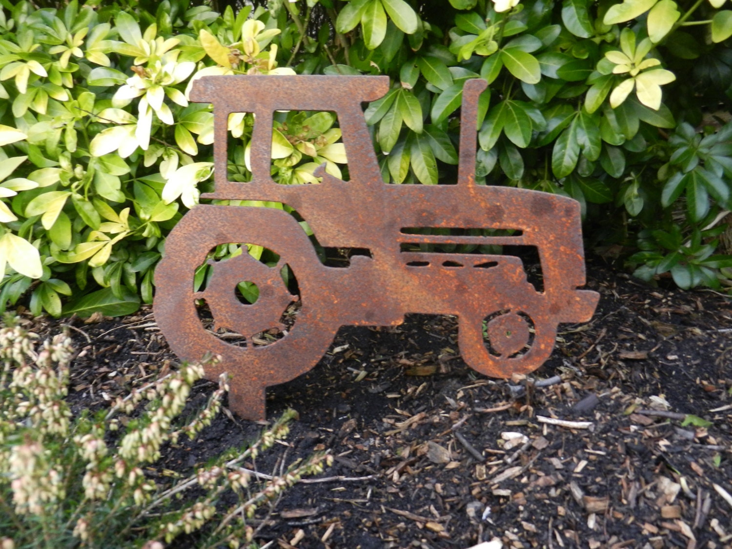 Rusty Metal Tractor / Tractor Garden Art / Tractor Gift / Farm | Etsy UK