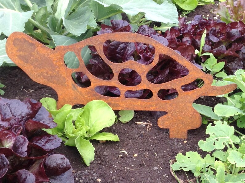 Tortoise Garden Decor / Metal Tortoise Ornament / Tortoise - Etsy UK