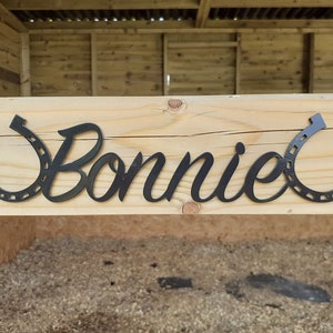 Stable Door Name Plate / Stable Name Plaque / Horse Name Sign / Pony ...