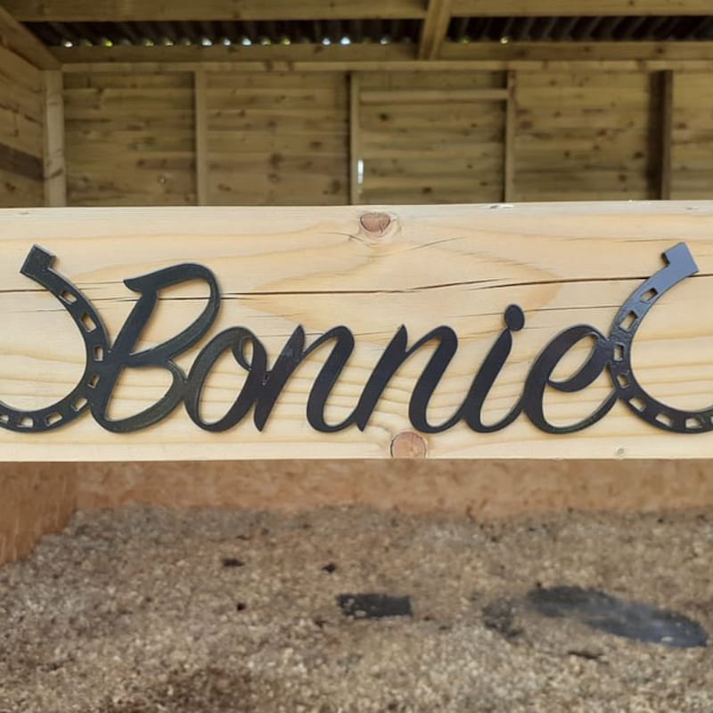 Stable Name Plate - Etsy