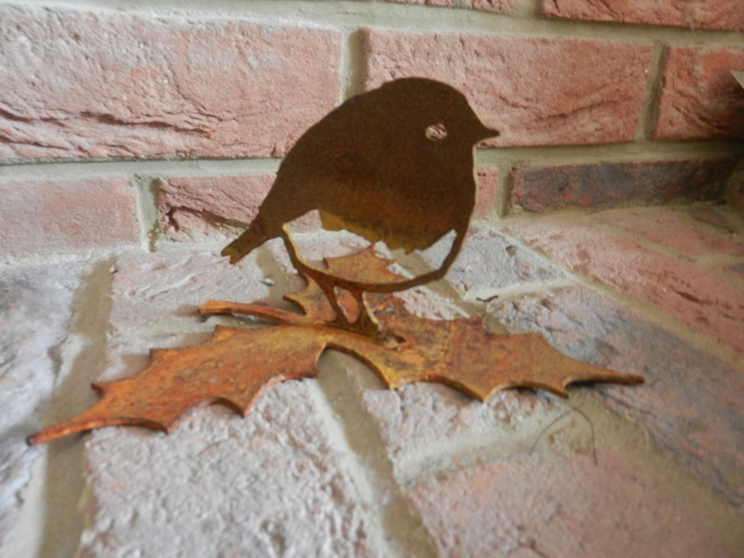 Robin Table Decoration / Rustic Robin Home Decor / Christmas - Etsy