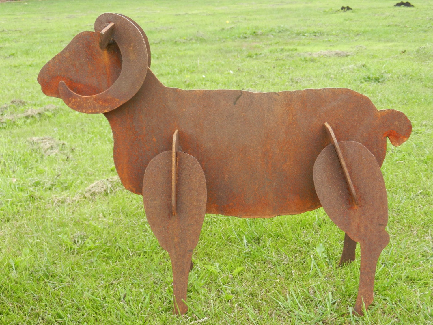 Rusty Metal Sheep Garden Decor / Sheep Gift Sculpture / Sheep - Etsy Canada