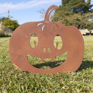Halloween Pumpkin / Rusty Pumpkin Decoration / Halloween Decoration ...