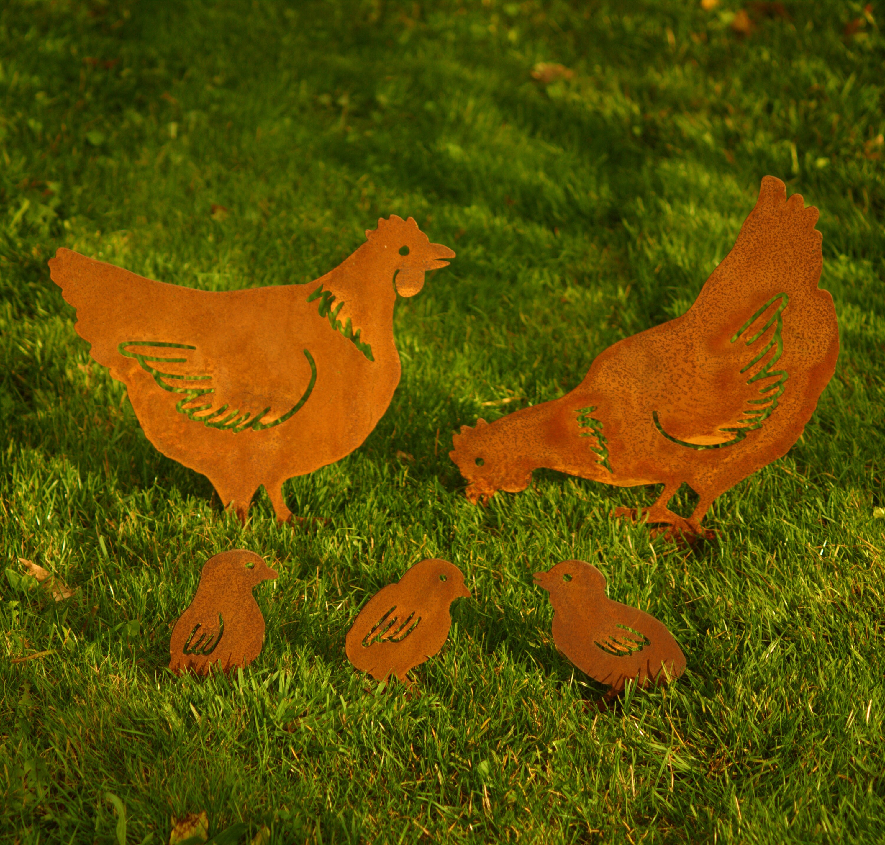 Rusty Hen / Chicken Garden Decor / Chicken gift / Metal Hen - Etsy ...