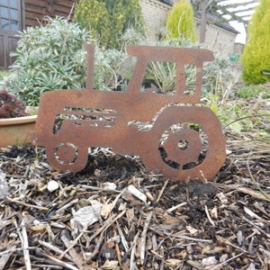 Rusty Metal Tractor / Tractor Garden Art / Tractor Gift / Farm Gift ...