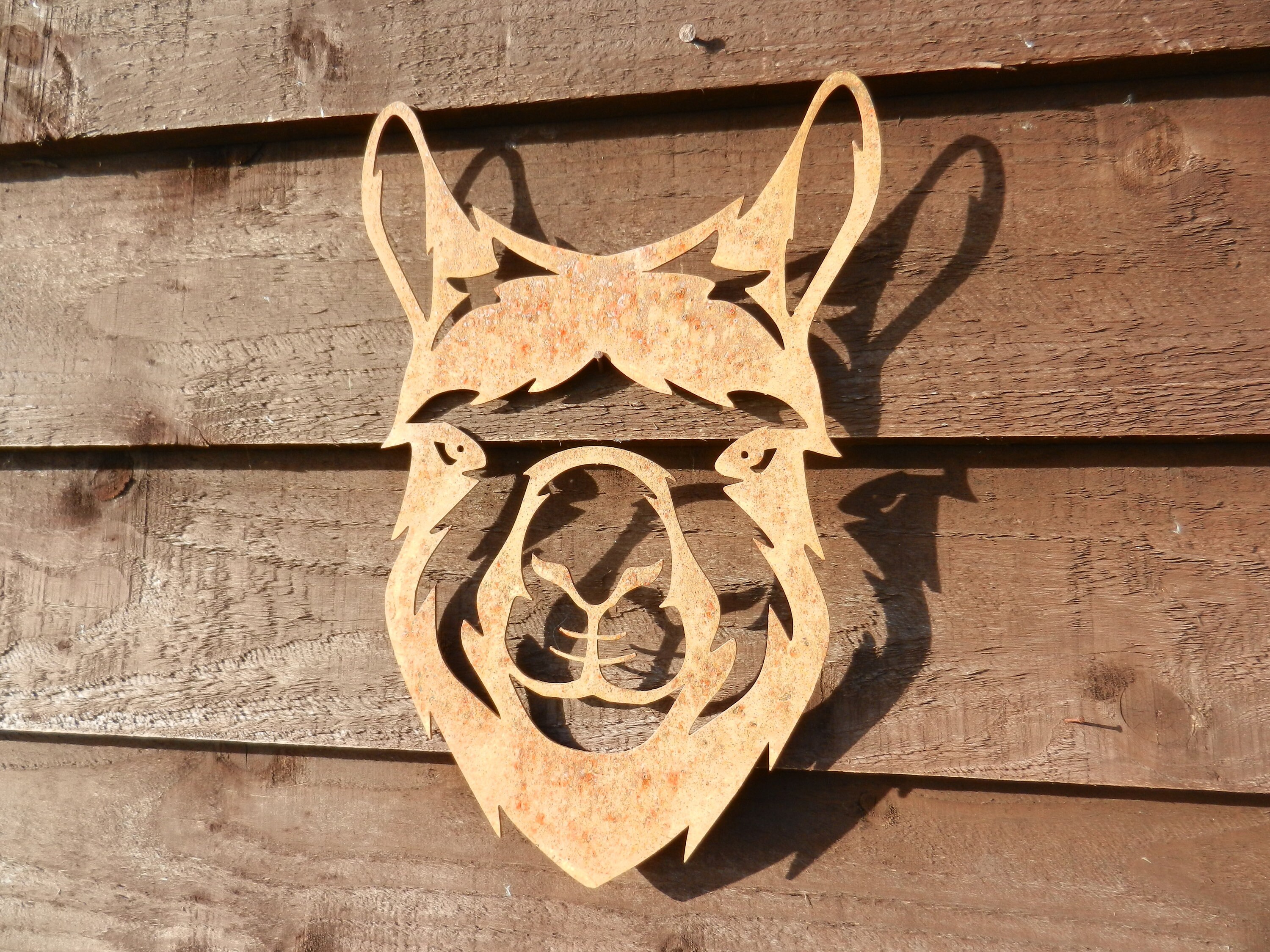 Rusty Metal Alpaca Head / Alpaca Garden Art / Rusty Metal - Etsy UK