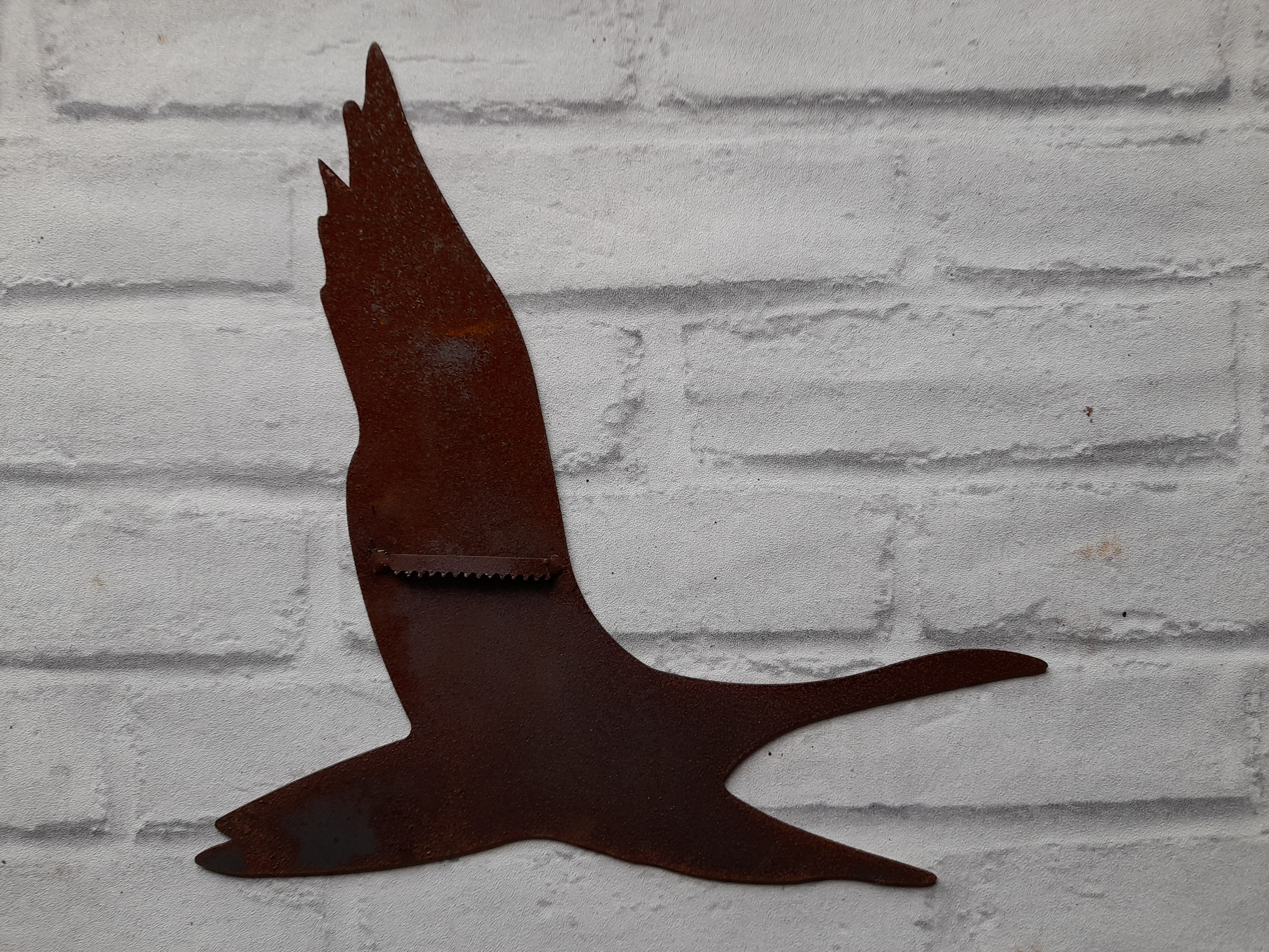Flying Geese Wall Art / Rusty Metal Geese Sculpture / Swans in - Etsy