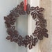Rusty Autumn Leaves Wreath / Christmas Wreath / Interior Decor - Etsy UK