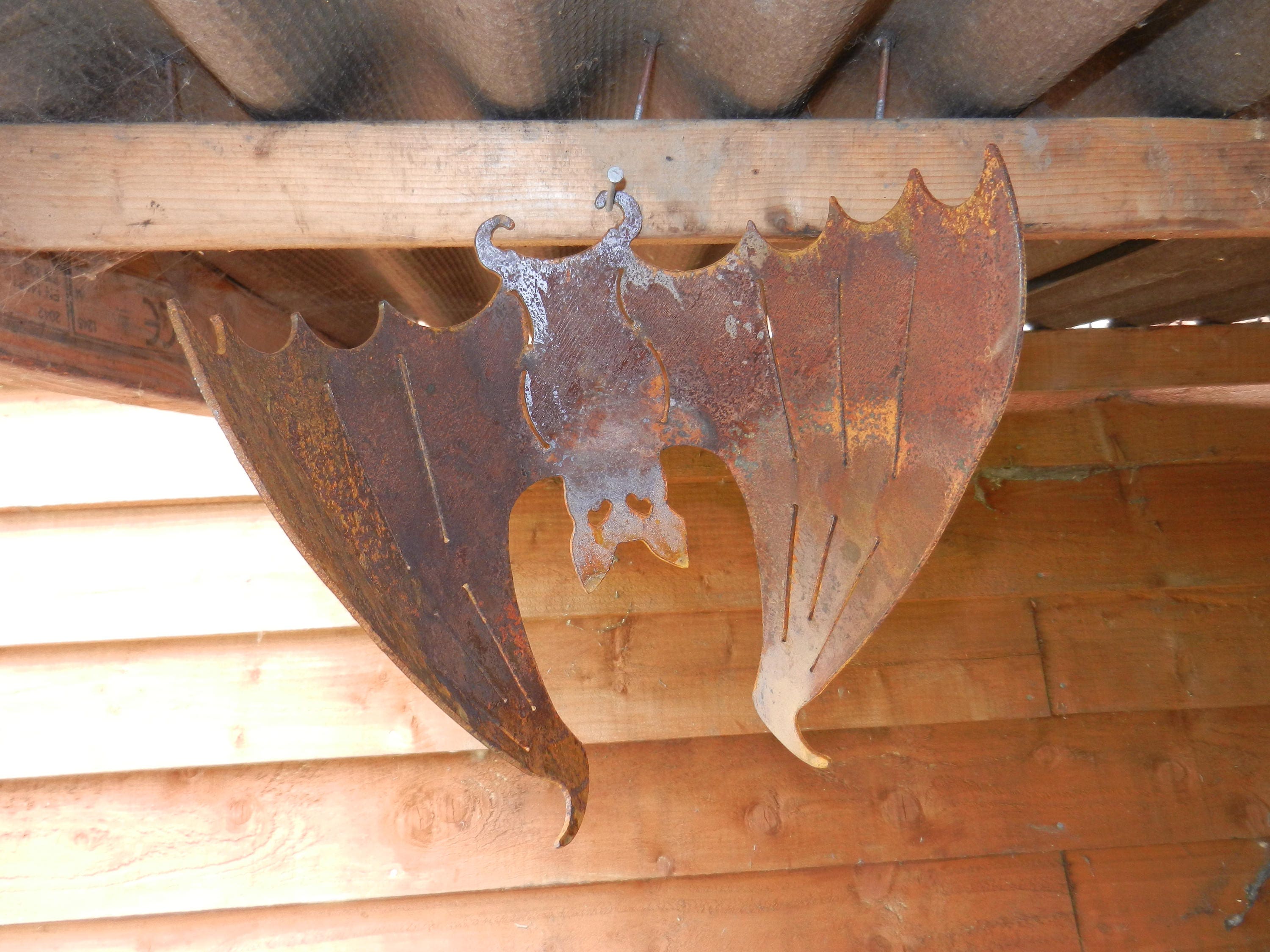 Halloween Bat Decoration / Rusty Metal Bat / Metal Bat Garden - Etsy UK