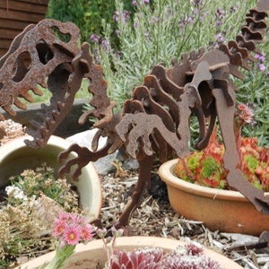 3D Rusty Metal Dinosaur 73cm / T-rex Dinosaur Gift / Dinosaur Puzzle ...