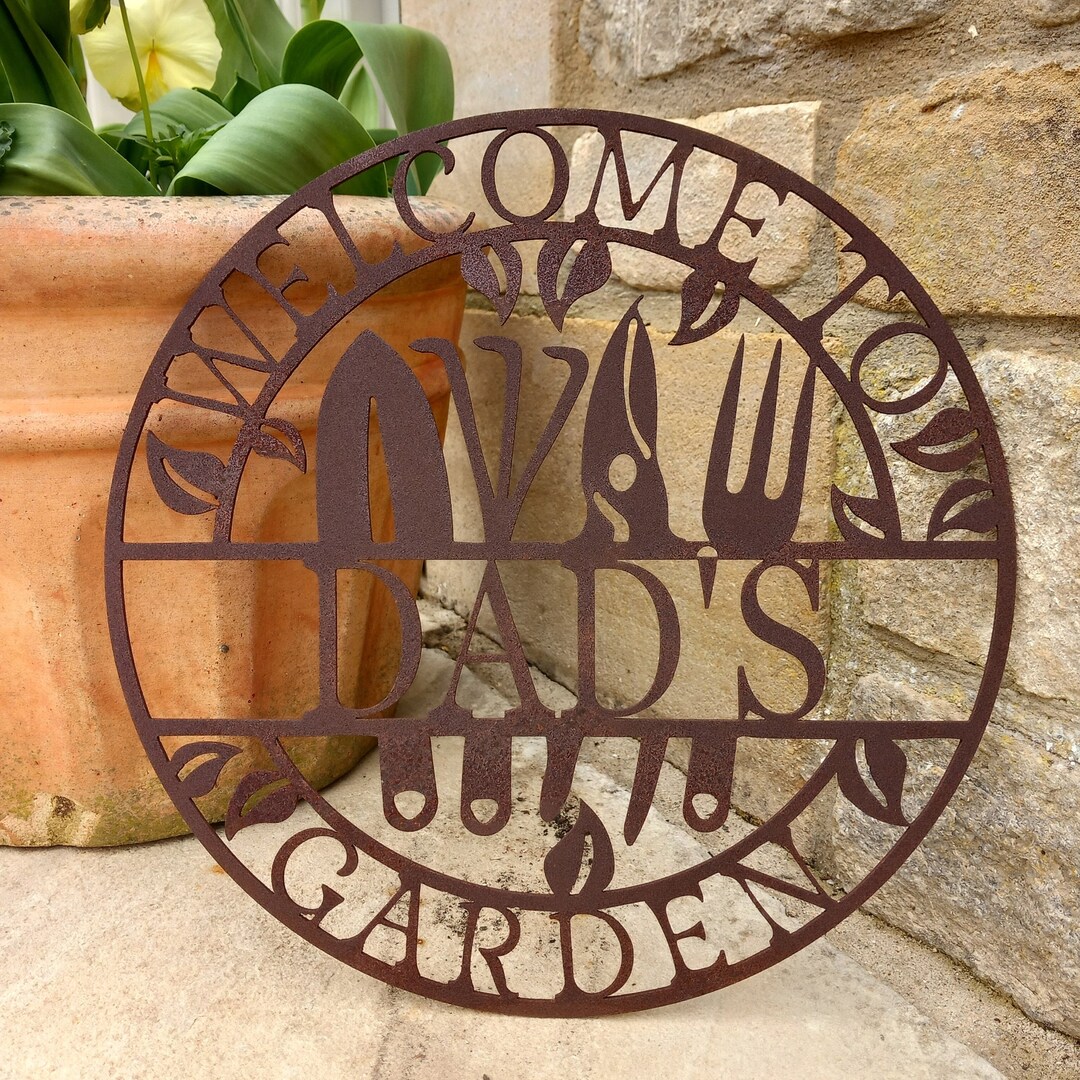 Garden Tools Welcome Sign / Garden Shed Sign / Allotment Sign / Garden ...