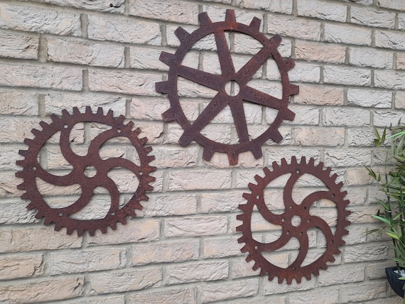 Rustic Gears Wall Art