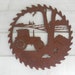 Tractor Wall Decor / Rusty Metal Tractor Art / Tractor Garden Wall ...