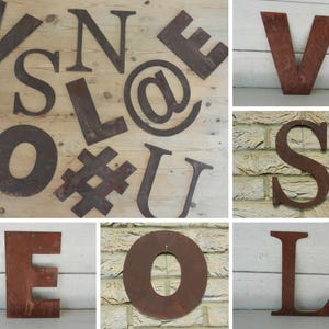 LOVE Sign / Metal Letters / Love Gift / Industrial Chic / Love Garden ...