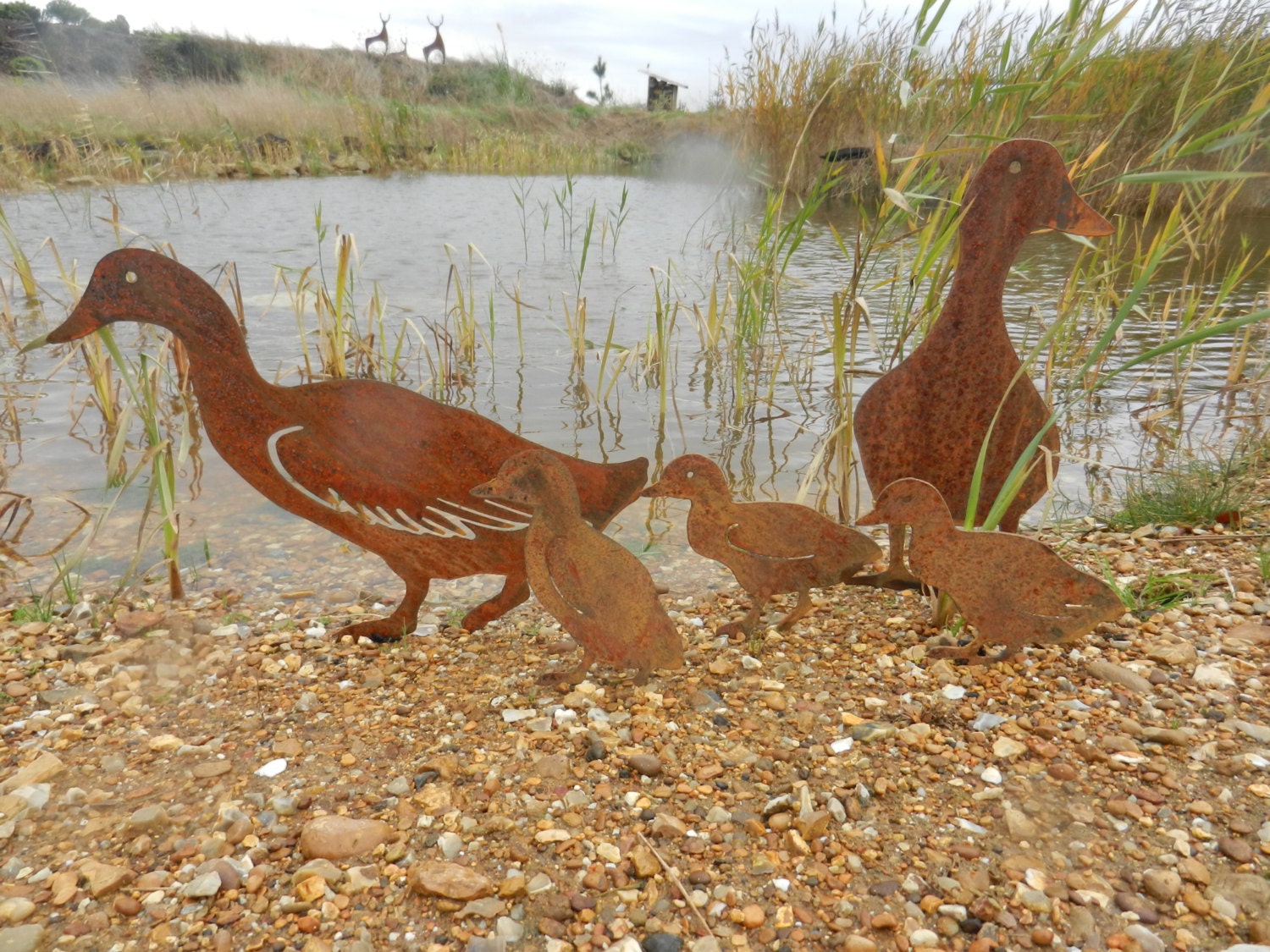 Rusty Metal Duck Garden Decor / Rusty Duck Garden Gift / - Etsy Australia