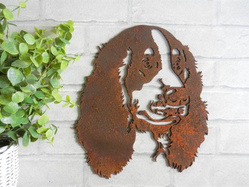 Springer Spaniel Gift / Springer Spaniel Metal Dog Decor / - Etsy