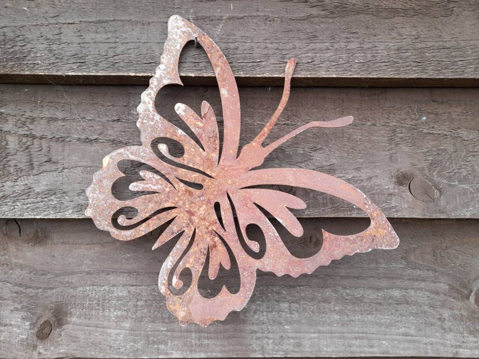 Rusty Metal Butterfly Art / Rustic Butterfly Gift / Rusty - Etsy