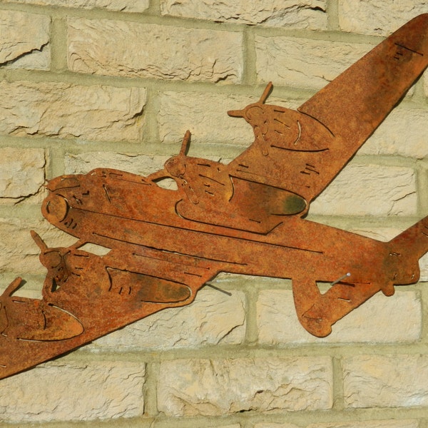 Metal Lancaster Bomber Wall Art - Etsy