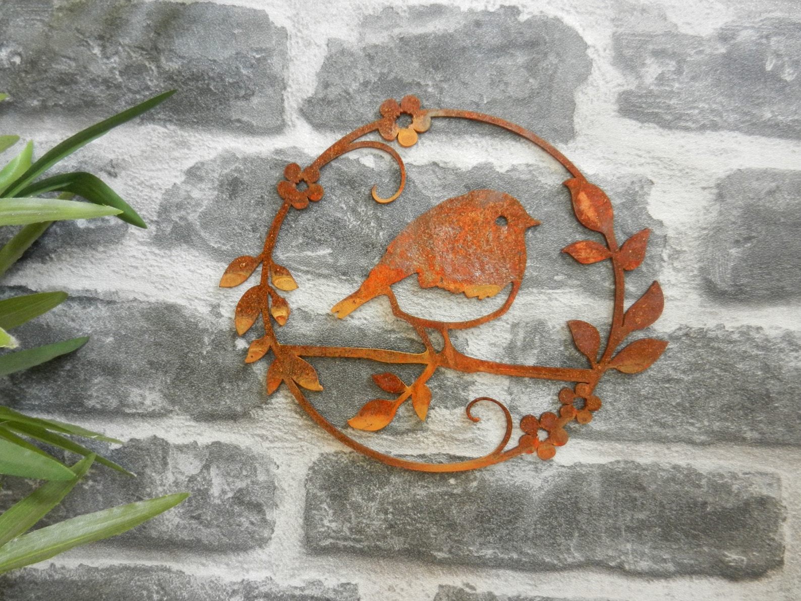 Robin Garden Decor / Rusty Bird Wall Art / Mothers Day Gift / - Etsy UK
