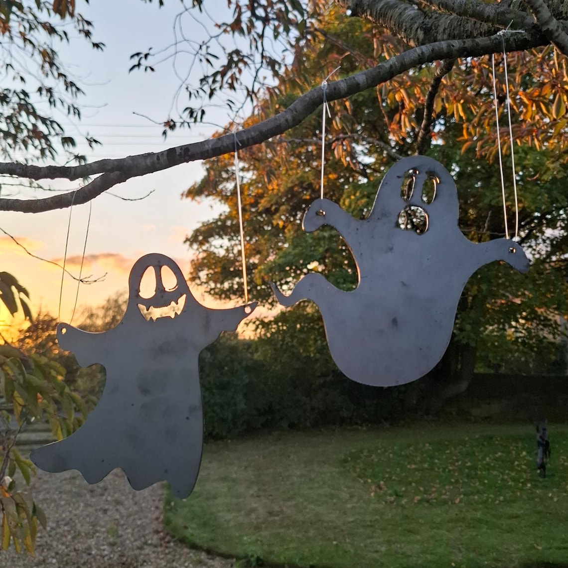 Halloween Ghosts / Metal Ghost Decoration / Halloween Decoration ...