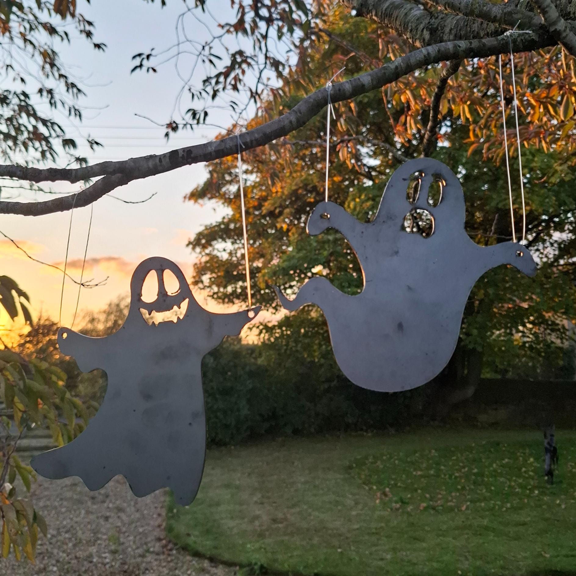 Halloween Ghosts / Metal Ghost Decoration / Halloween Decoration ...