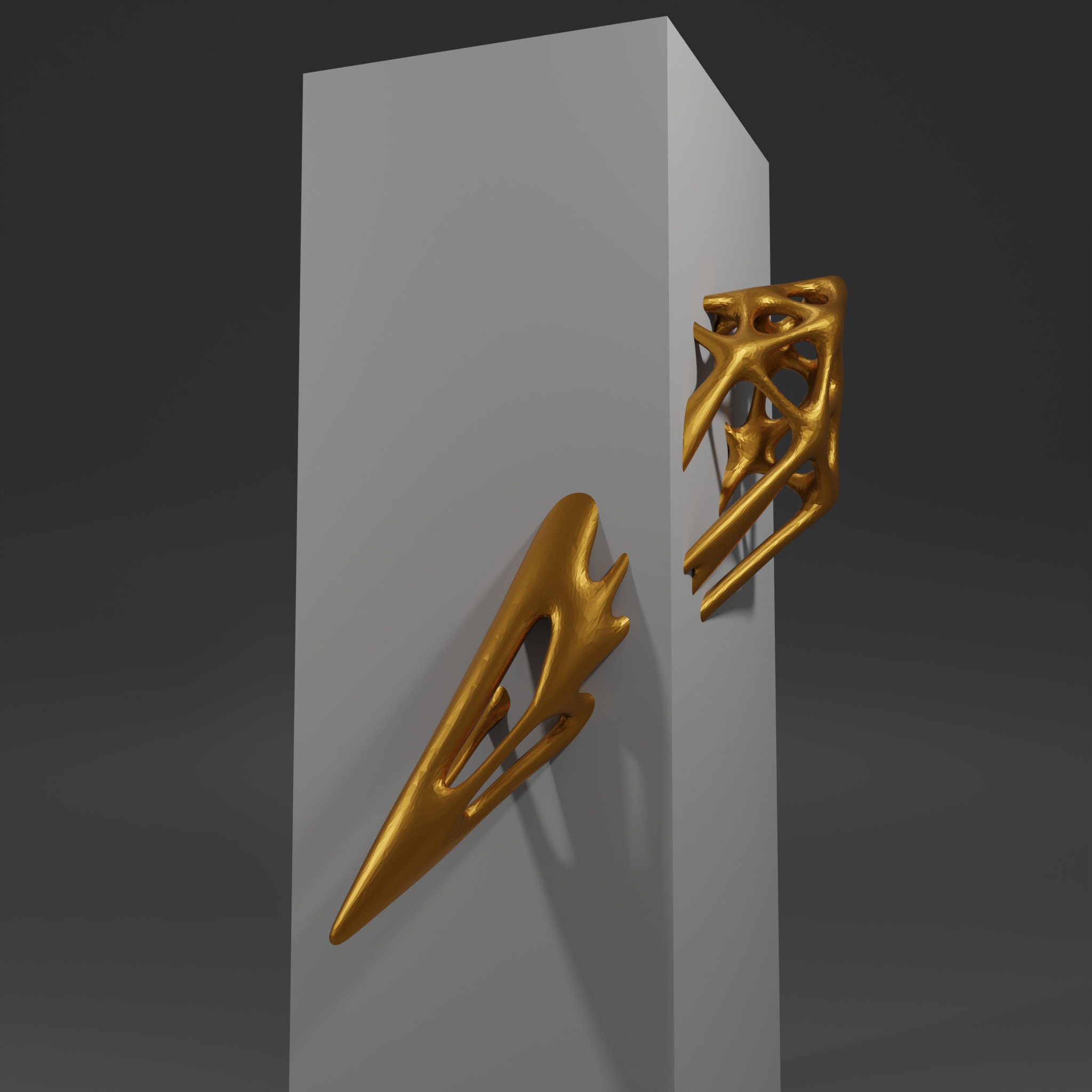 3D Printed Geometric Wall-mounted Phasing Installation - Etsy