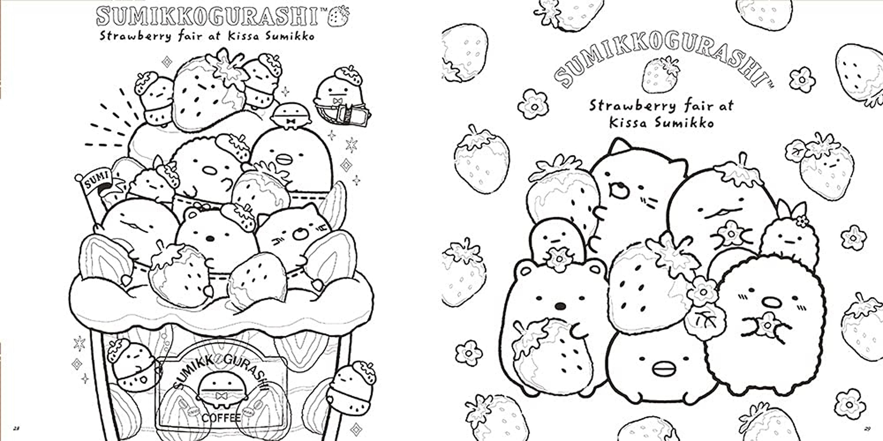 Sumikko Gurashi Coloring Coloring Pages