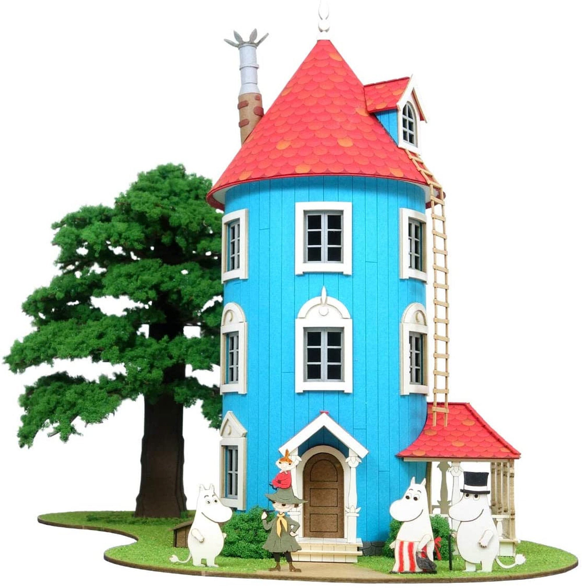 Sankei Moomin Series 1/150 Moomin Mansion Paper Craft MK09-01 - Etsy