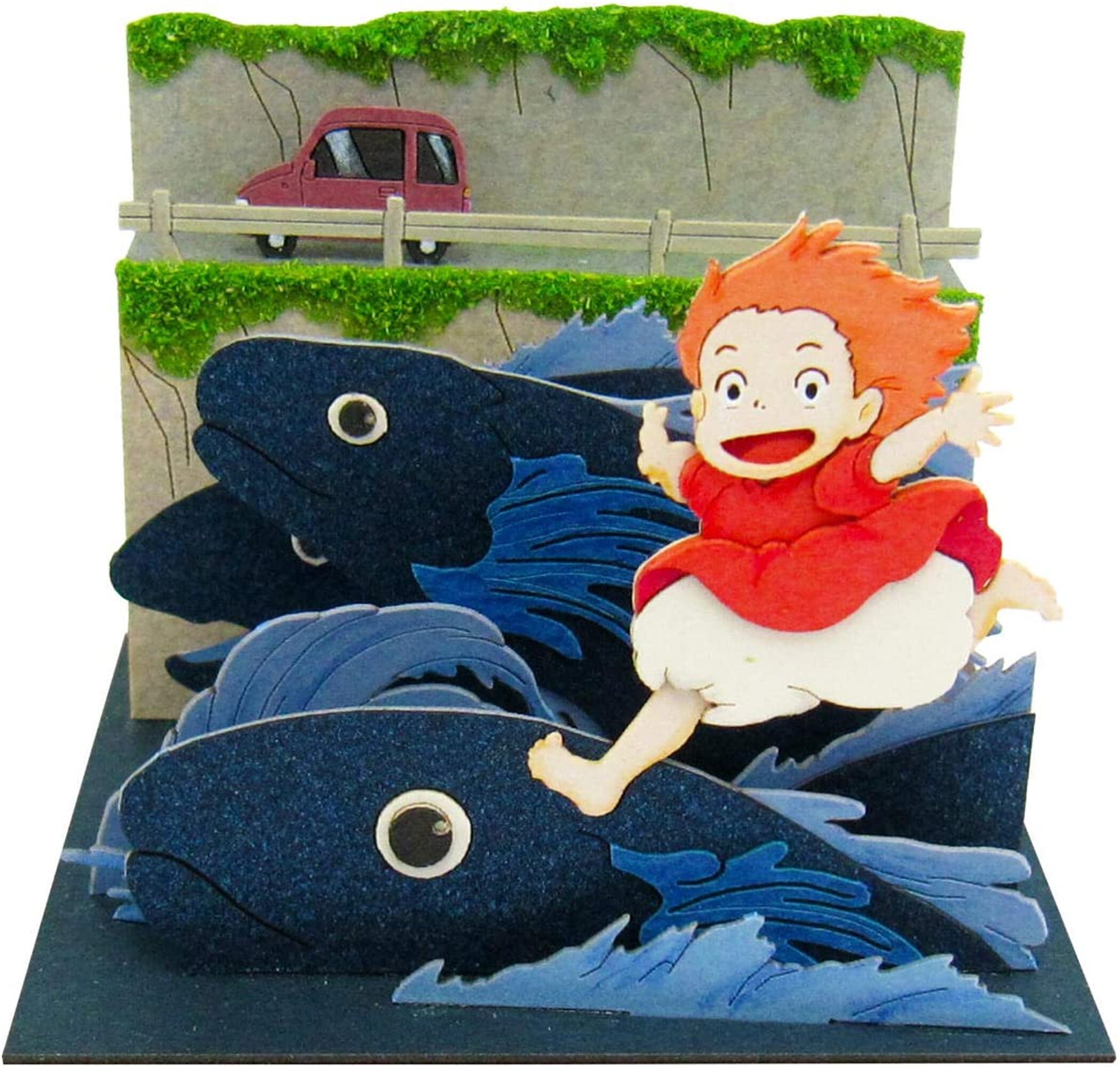 Collectible Japanese Anime Items Studio Ghibli Ponyo on a Cliff by the ...