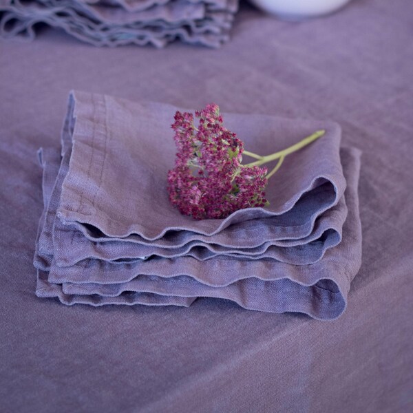 Lavender Napkins - Etsy
