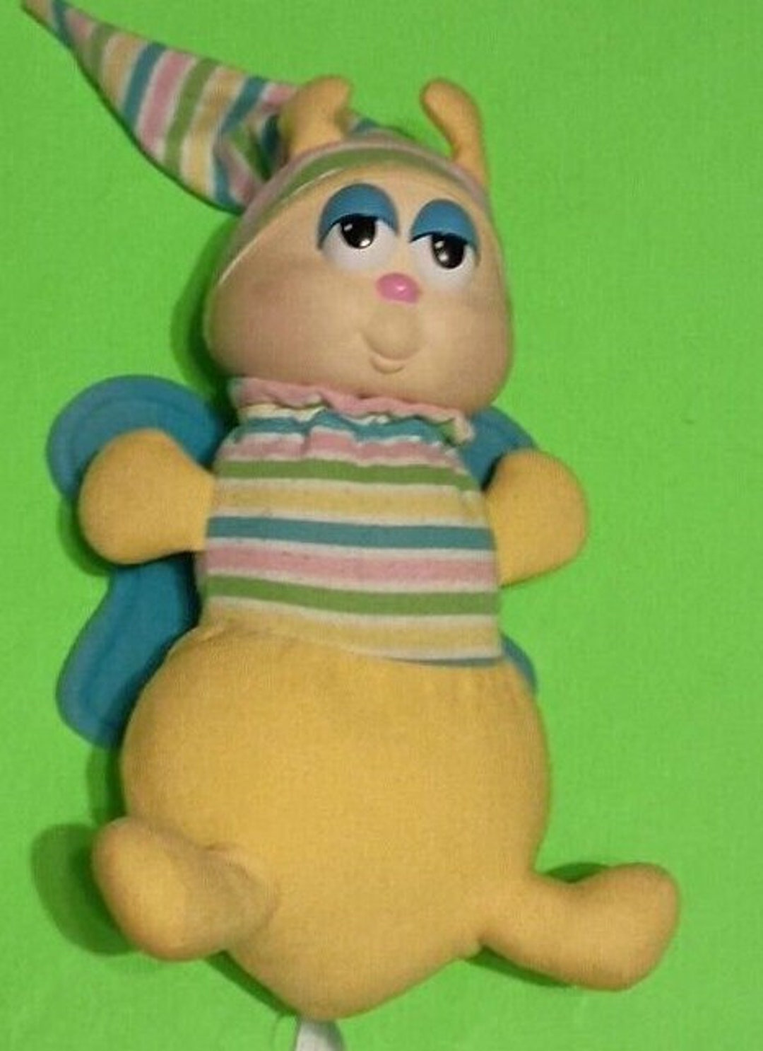 Vintage Hasbro Glo Friends Glo Bug Glow Worm Butterfly Plush - Etsy