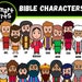 Bible Characters Clip Art 3 bible based bible characters | Etsy
