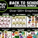 Back to School Bundle Clip Art - School Clipart - Back to School ...