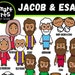 Jacob and Esau Clip Art- Bible Based - Bible Characters - VBS - Instant ...