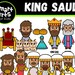 King Saul Clip Art- Bible Based - Bible Characters - VBS - Instant ...