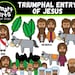 The Triumphal Entry of Jesus Clipart - Bible Based - Bible Characters ...