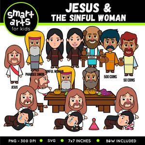 Jesus and the Sinful Woman Bible Based Bible Characters - Etsy