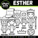 Esther Clip Art - Bible Based - Bible Characters - SVG Cricut - Instant ...