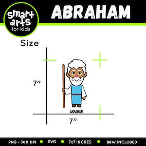 Abraham Clip Art - Bible Based - Bible Characters - Abraham - Bible ...