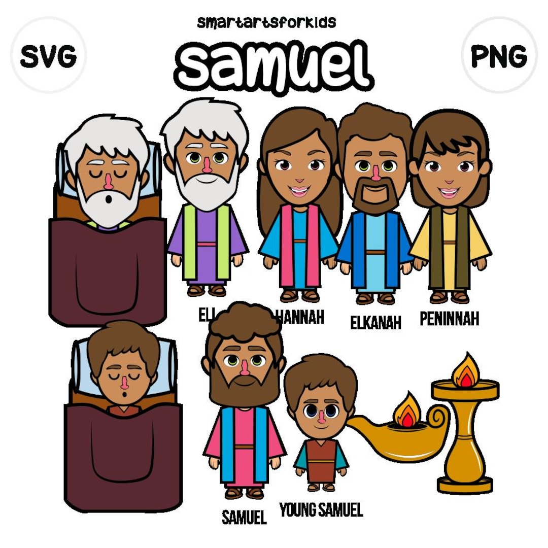 Samuel Clip Art- Bible Based - Bible Characters - VBS - Instant ...