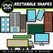 2D Shapes Bundle Clip Art - Art for Kids - Shapes Clip Art - Instant ...