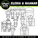 Elisha and Naaman Clip Art - Bible Based - Bible Characters - SVG ...