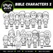 Bible Characters Clip Art 2 - Bible Based - Bible Characters - SVG ...