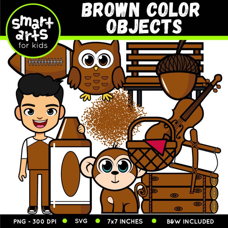 Color by Objects Clipart Bundle Clip Art School Clipart - Etsy