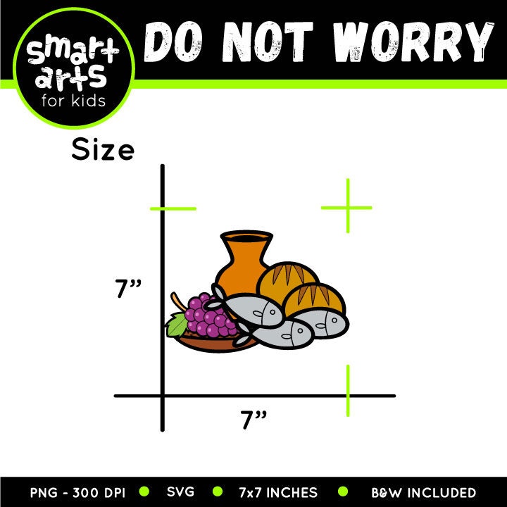 Do Not Worry Clipart Bible Based Bible Characters SVG | Etsy