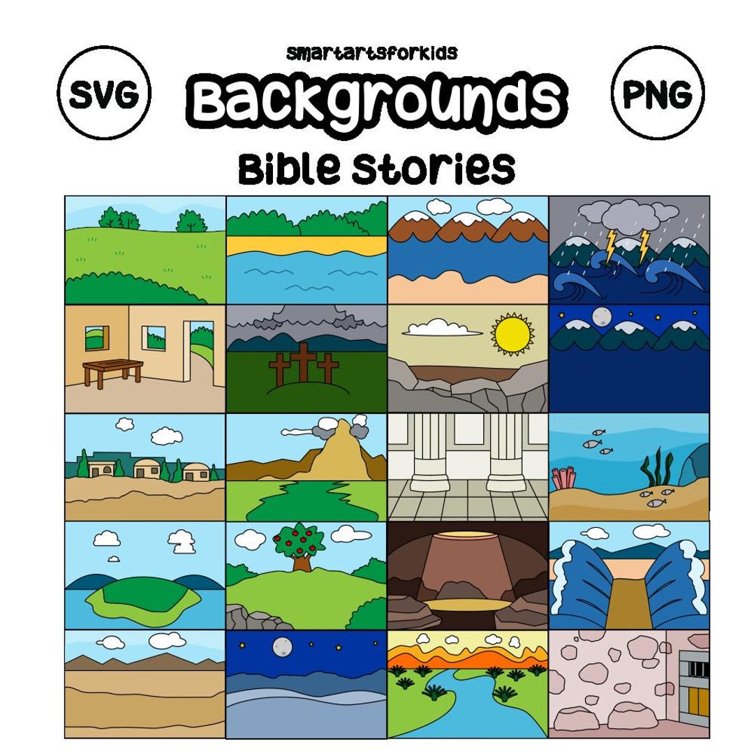 Bible Stories Background Clip Art - Backgrounds - Bible Based - Bible ...
